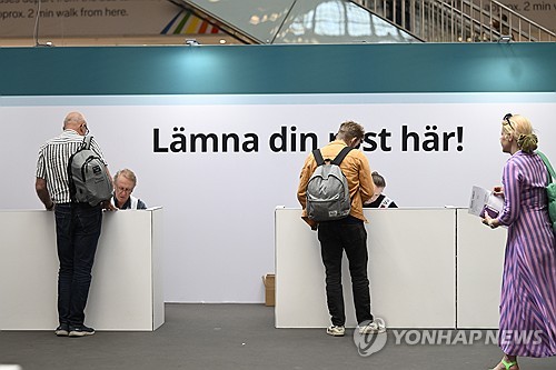 SWEDEN EU ELECTIONS EARLY VOTING