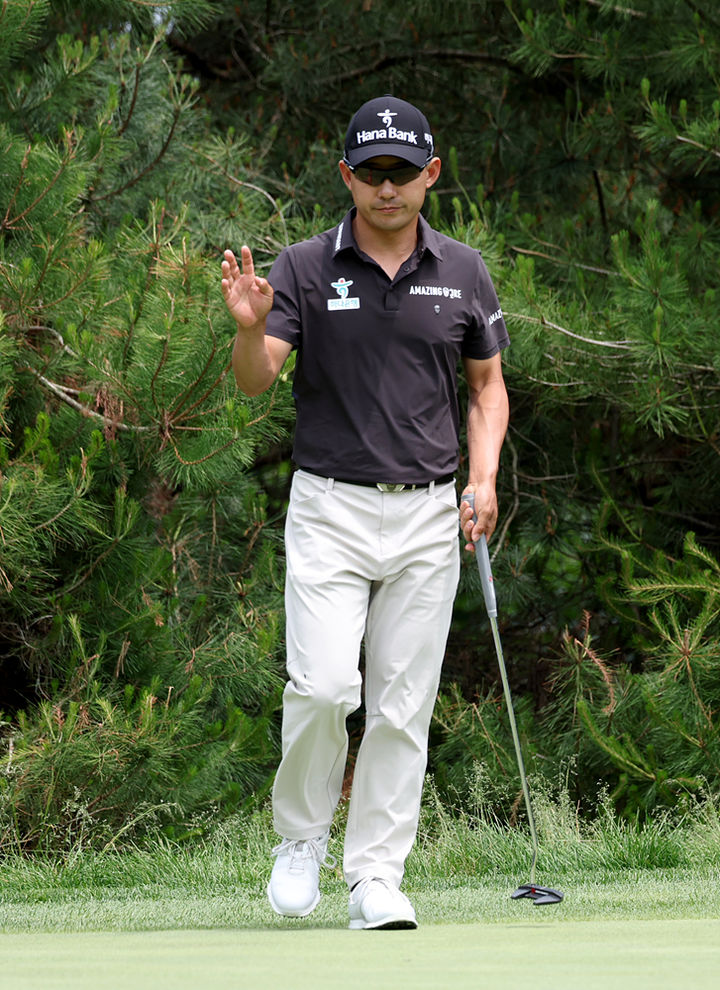 한승수, KPGA KB금융 리브챔피언십 우승…통산 3승(종합)