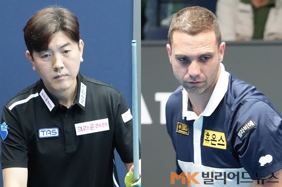 “휴 쉽지않네” 김재근 팔라손, 승부치기로 힘겹게 첫판 통과[PBA 개막전]