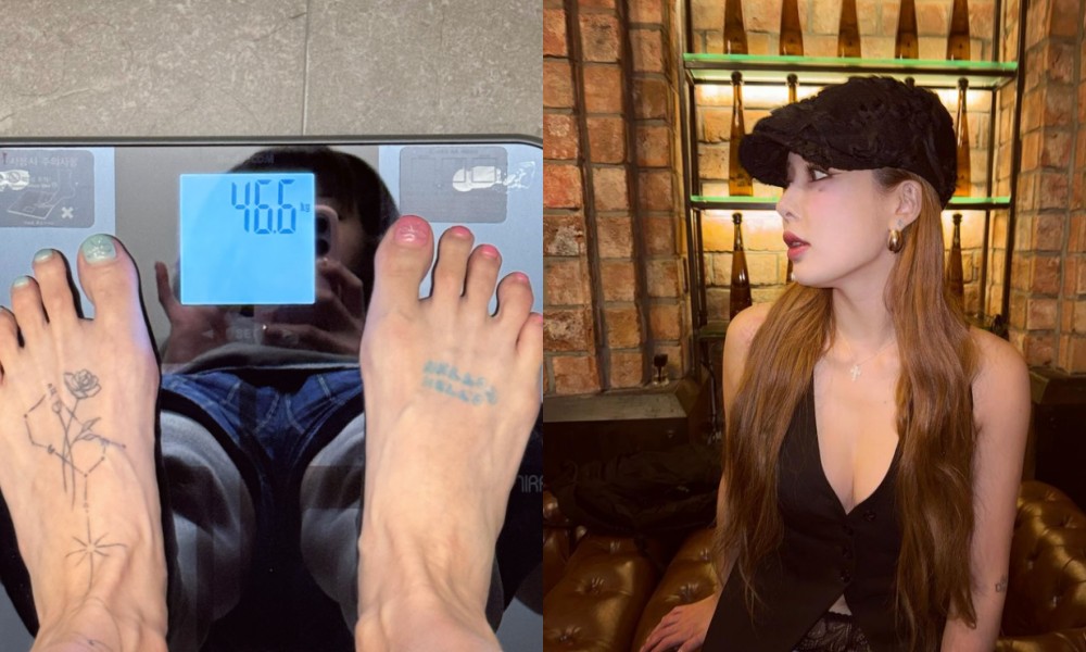 '용준형♥' 현아, 키 162cm인데 몸무게 46kg...충격이네