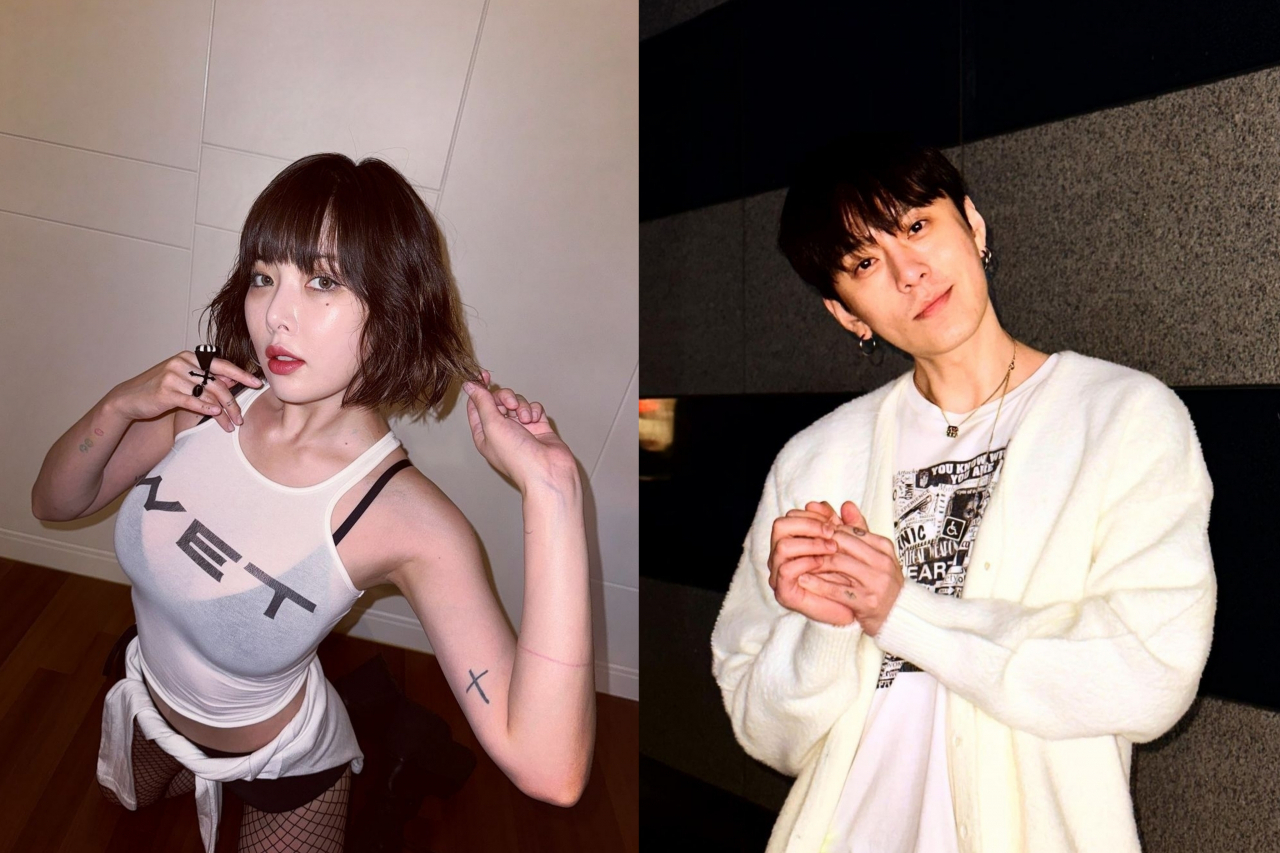 K-pop stars HyunA, Yong Jun-hyung to wed in October
