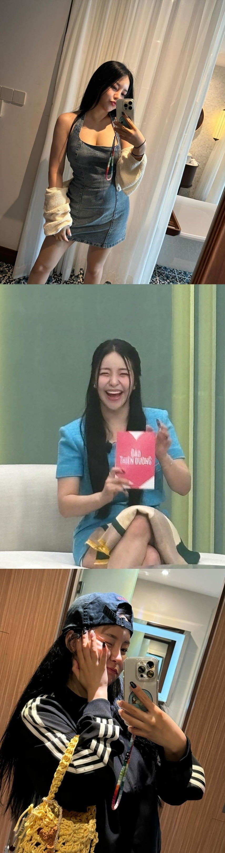 '163cm 48kg'이라더니…브브걸 유정, 터질 듯한 볼륨감 자랑