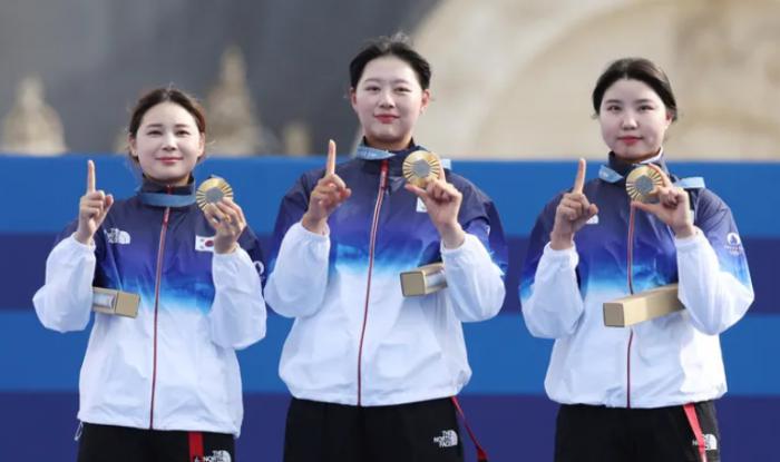 Korean women's archery team wins 10th consecutive gold in Olympics