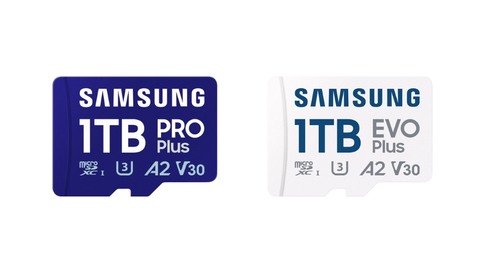 Samsung unveils 1 terabyte microSD storage cards