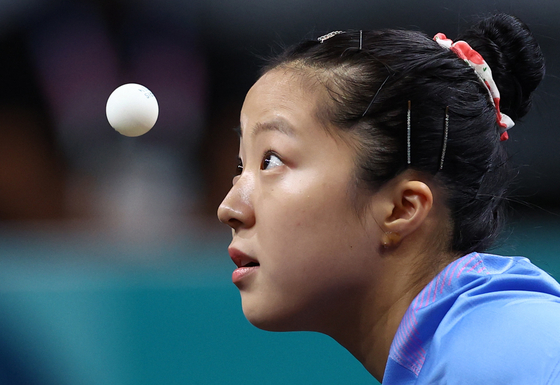 Shin Yu-bin loses women's singles bronze medal match to Hina Hayata of ...