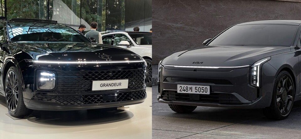 "내가 알던 K8 맞아?" 기아 '더 뉴 K8 시그니처 블랙', 그랜저 블랙 잉크와 비교해 보니