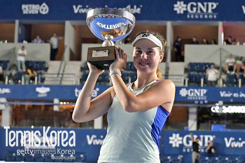 체코 19세 신성 노스코바, 드디어 첫 WTA 투어 타이틀 [몬테레이오픈]