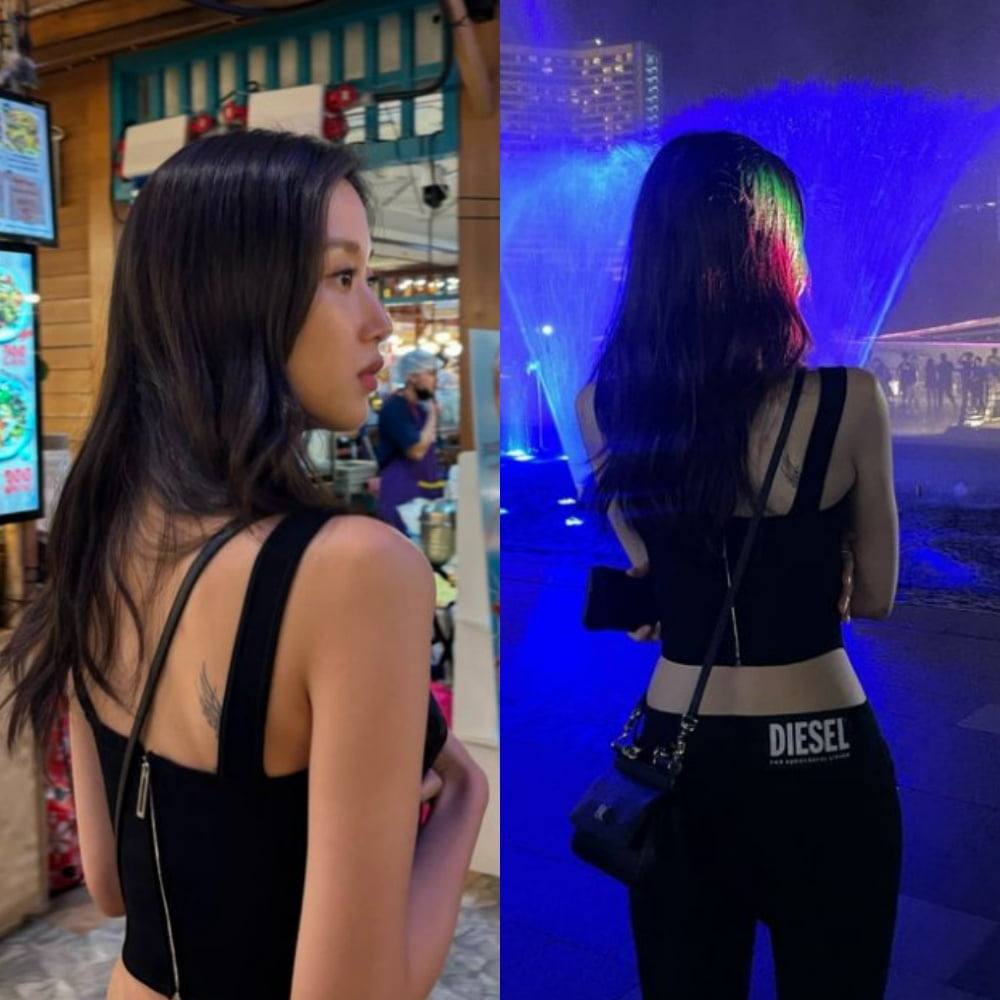 뒤태 이 정도였어?…'169cm 47kg' 문가영, 완벽한 대문자 S에 반전 타투