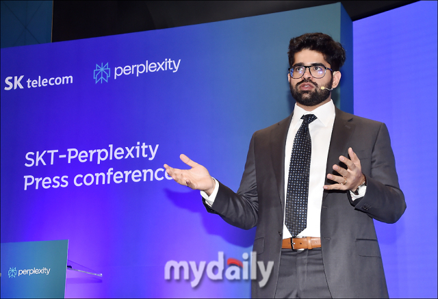 아라빈드 스리니바스 퍼플렉시티 CEO, 'SKT와의 협업에 많은 기대' [MD포토]