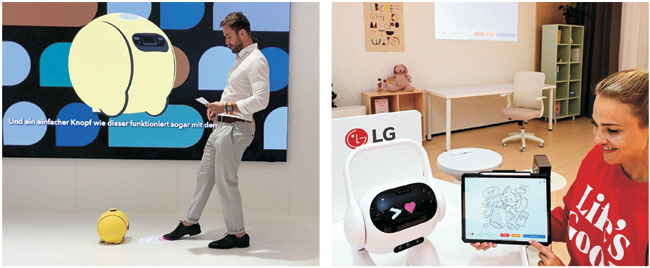 삼성 ‘볼리’ - LG ‘Q9’… ‘AI 로봇집사’ 독일 대전