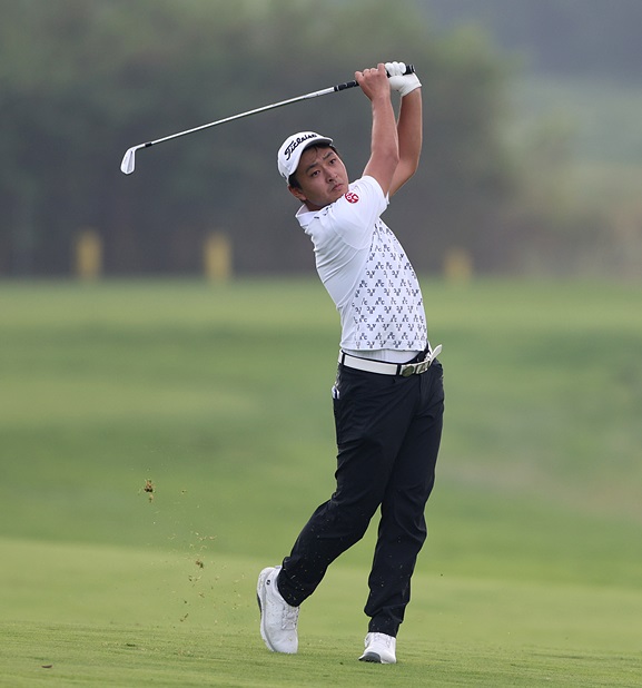 데뷔 첫 우승 노리는 스즈키 고스케 "최종일 챔피언조는 처음" [KPGA·JGTO 신한동해오픈]