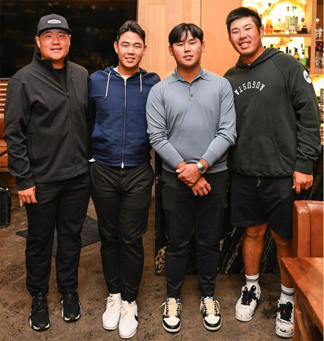 韓 4인방, SNS에 사진 올리며 “프레지던츠컵 기대하세요”[SNS ZONE]