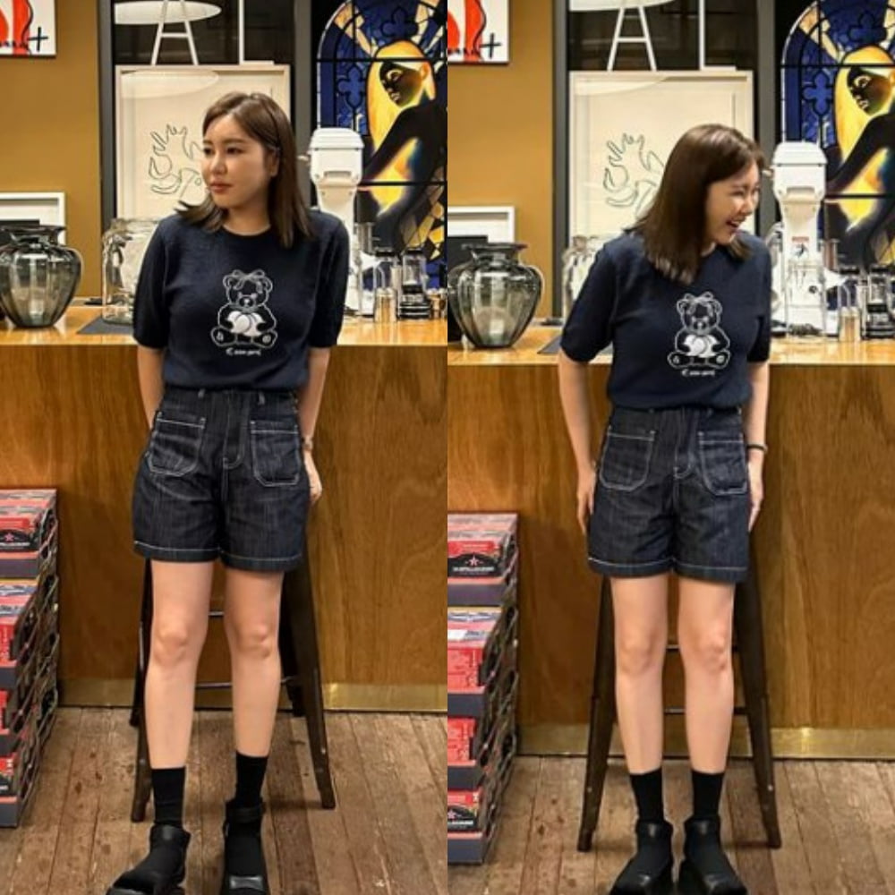 '153cm'라면서요…'44kg' 송가인, 상체보다 긴 종아리로 우월 비율 인증