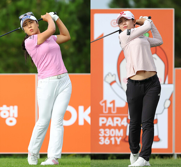 '장타 맞대결' 윤이나 vs 황유민, 아쉬운 컷탈락 [KLPGA OK저축은행 읏맨오픈]