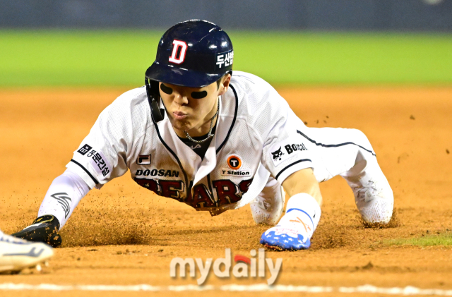 "최초의 기록을 두산이"…'육상부'의 부활! 63도루 조수행-51도루 정수빈이 만든 KBO '새역사' [MD잠실]