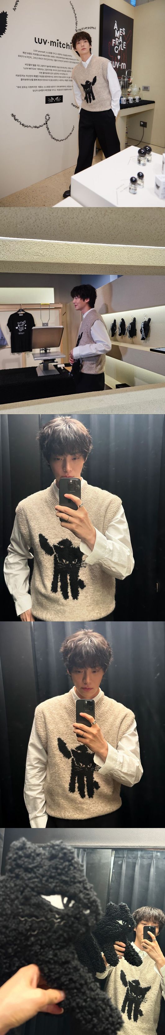 "186cm에 69kg은 이런 느낌이구나"...안재현, 움직이는 마네킹