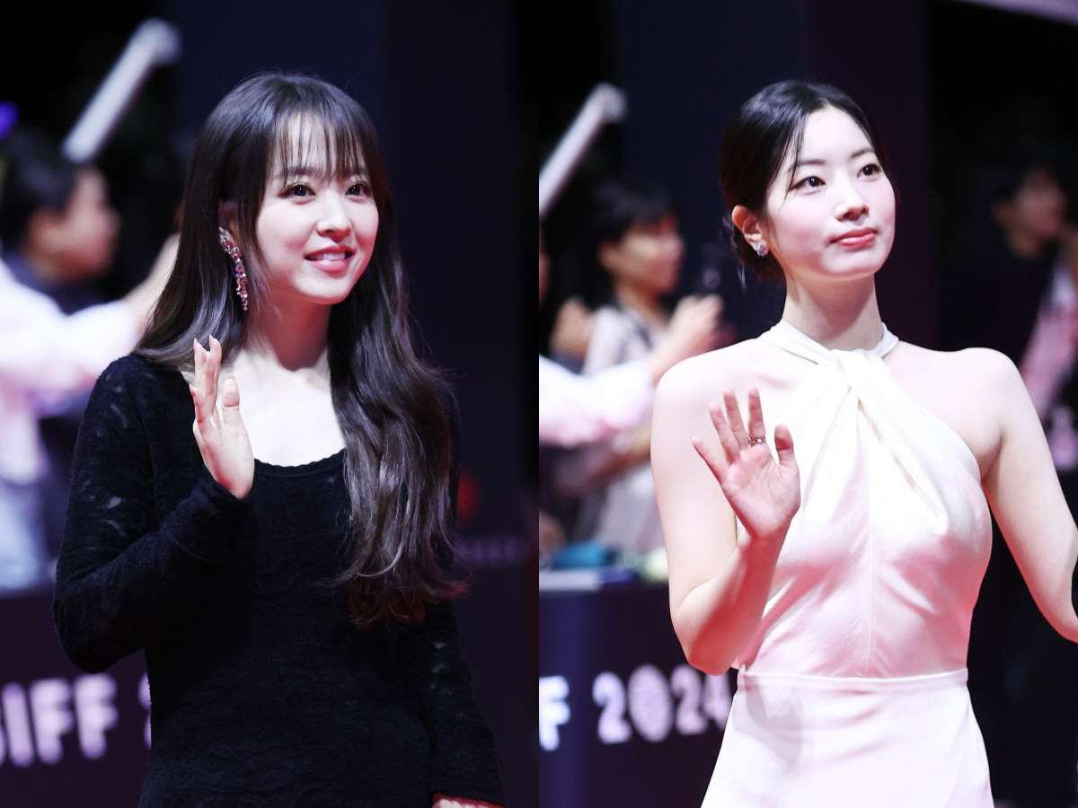 [SC-BIFF] '시크 블랙' 박보영vs'러블리 화이트' 다현…★들이 수놓은 부산의 밤(종합)