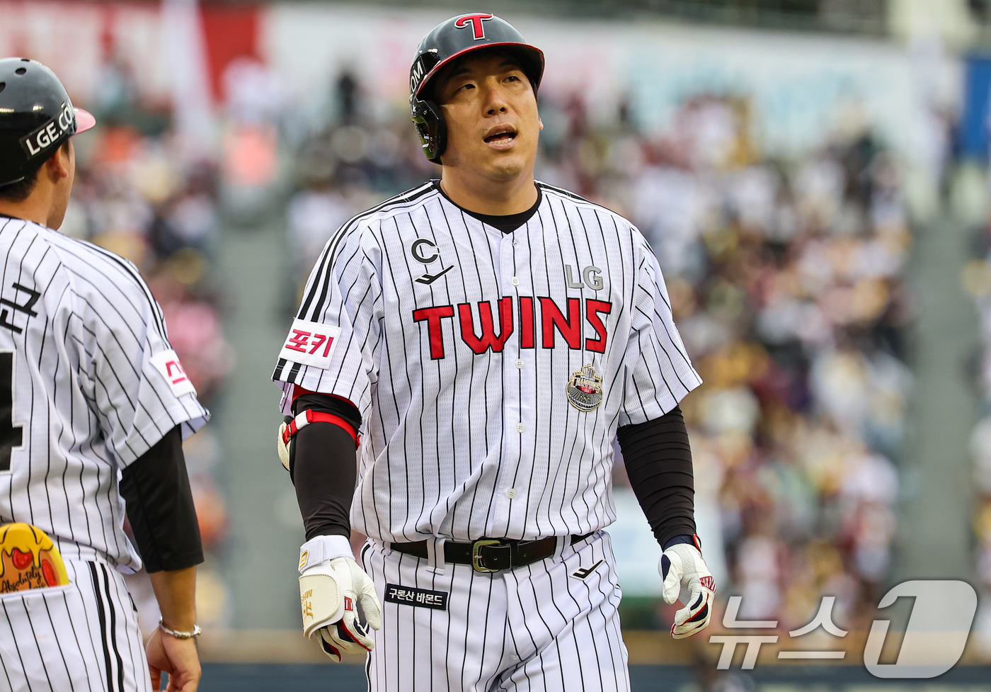 LG 박동원, 5번 전진 배치…안 맞는 김현수는 7번 타자로 [준PO3]