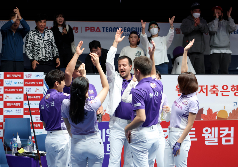 ‘이틀 연속 완봉승’…하이원리조트, PBA 팀리그 3R 단독 선두