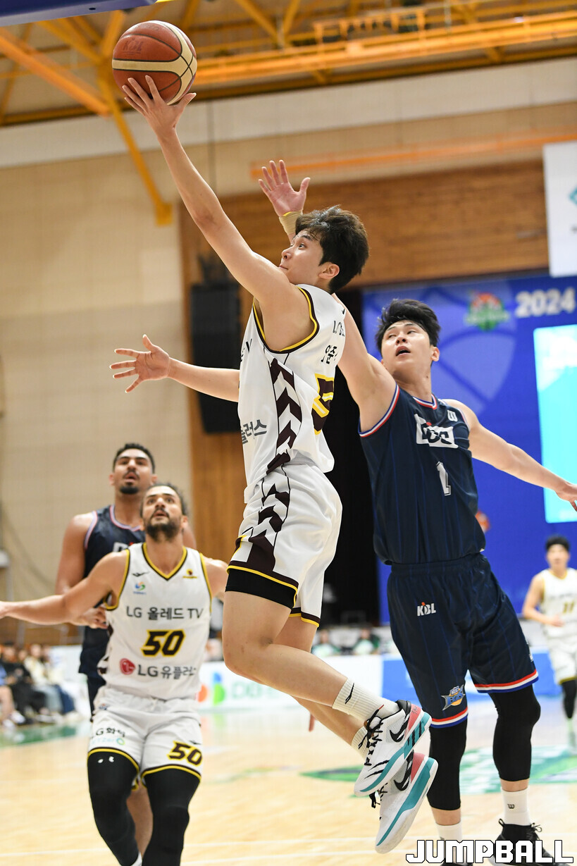 [KBL컵] LG 양준석 '한박자 빠르게'