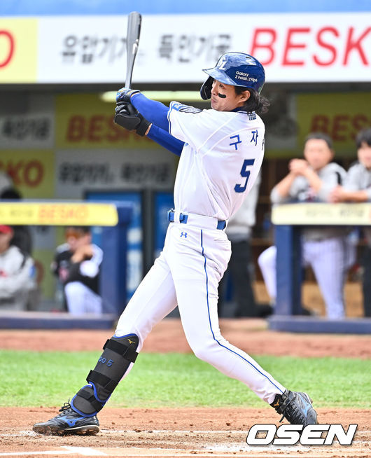 구자욱의 하루 늦은 MVP 소감 "걱정 안 하셔도 됩니다, 긴장 늦추지 않고…최소 경기로 KS" [PO2]