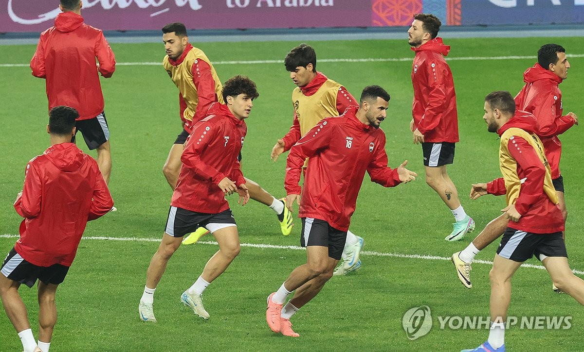 훈련하는 이라크