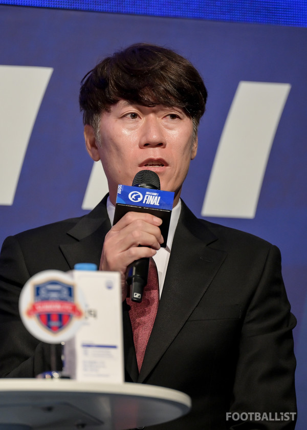 [포토] 파이널라운드 각오 밝히는 김은중 감독