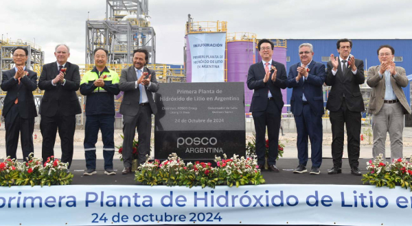 POSCO Holdings completes lithium hydroxide plant in Argentina