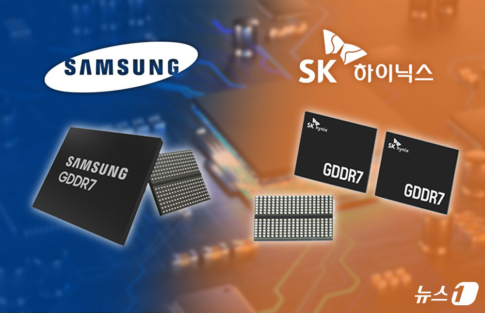 삼성·SK, GDDR7 양산 돌입…엔비디아 차세대 그래픽카드 탑재