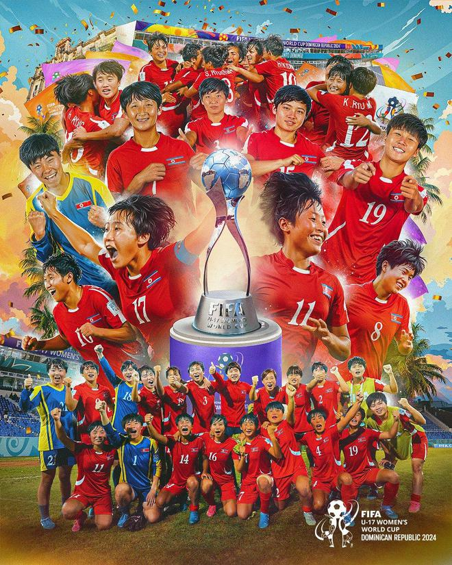 북한 여자 축구 위대한 2024년···U-17·U-20 아시안컵 및 월드컵 등 메이저 4회 우승