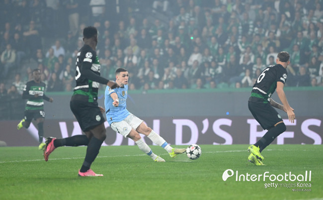 [UCL 리뷰] '맨유 부임 예정' 아모림이 과르디올라 잡았다! 스포르팅, '홀란드 PK 실축' 맨시티에 4-1 역전승