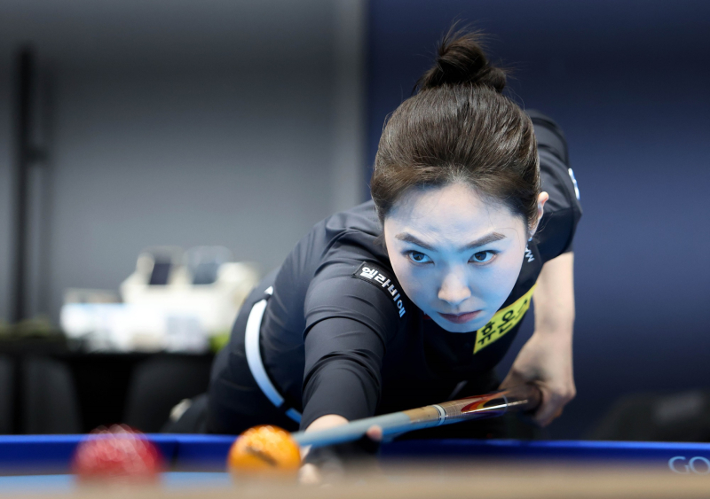 ‘당구 여신’ 차유람, LPBA 챔피언십 16강 안착