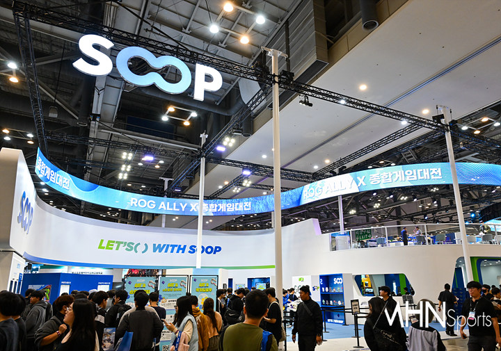 [2024지스타] '5년 만에 돌아온' SOOP, AI 비서 '싸비-수피' 동행