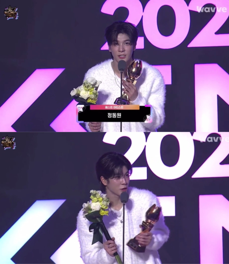 정동원, JD1과 KGMA 2관왕 영예... “팬들 응원 덕분”
