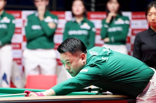 “아직 늦지 않았다” NH농협카드, 연패 깨고 4R 첫 승 신고…휴온스 3연승으로 선두 수성[광명시PBA팀리그]