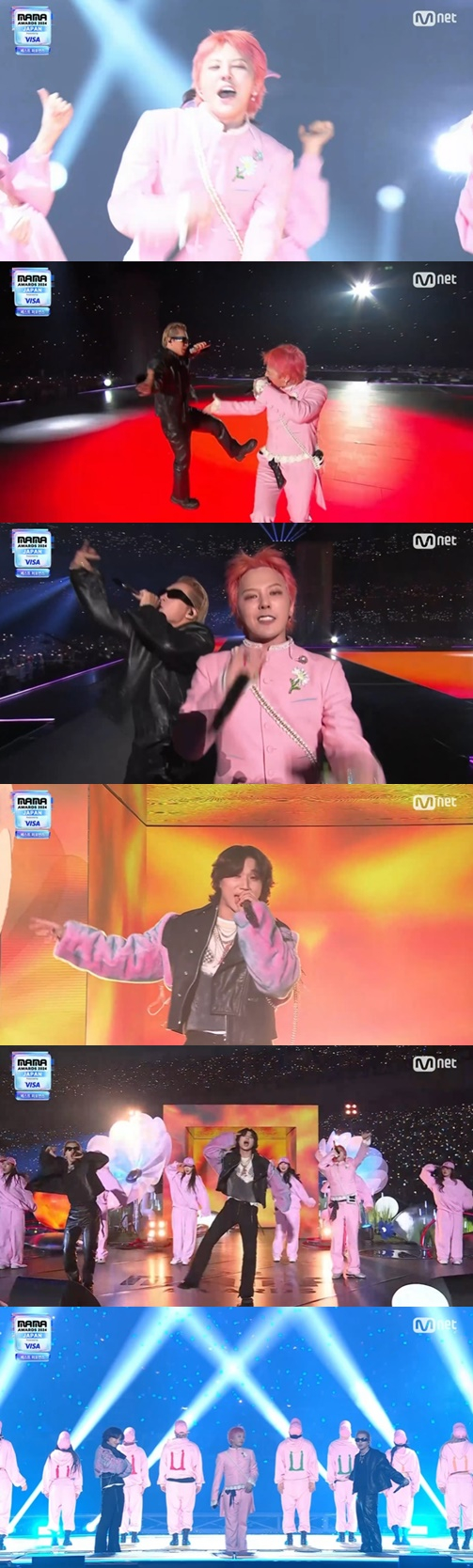 빅뱅X지드래곤 귀환, 세븐틴→김태리도 '입틀막'..7년만 '홈 스위트 홈' 전율[2024 MAMA][★FOCUS]