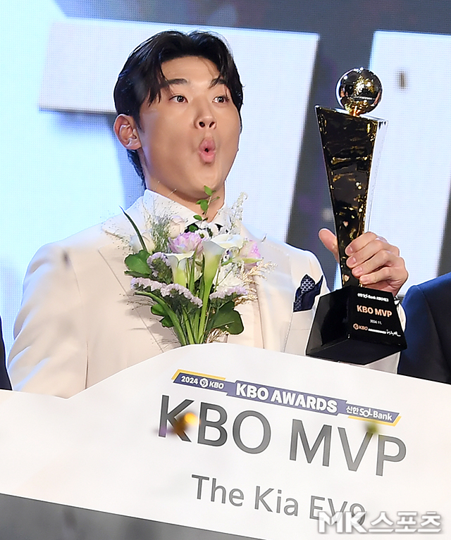 MVP 김도영 ‘깜짝이야!’ [MK포토]