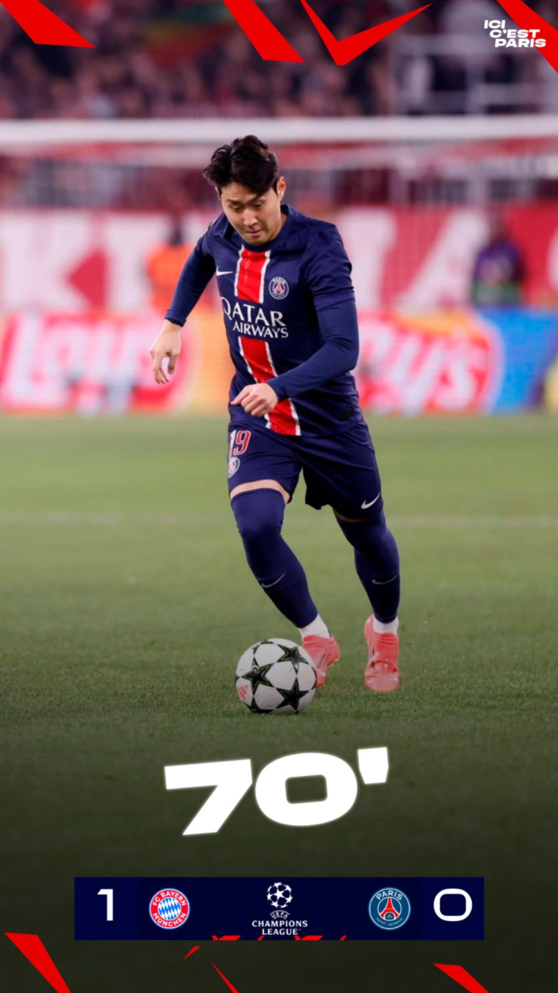 13년 만에 UCL ‘코리안 더비’…결승 헤더로 웃은 KIM→이강인은 25분