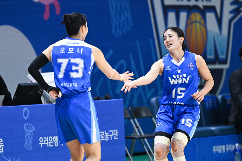 ‘김단비 원맨팀? 나도 있다!’ 우리은행 아시아쿼터 나츠키, WKBL 데뷔 최다 16점 활약