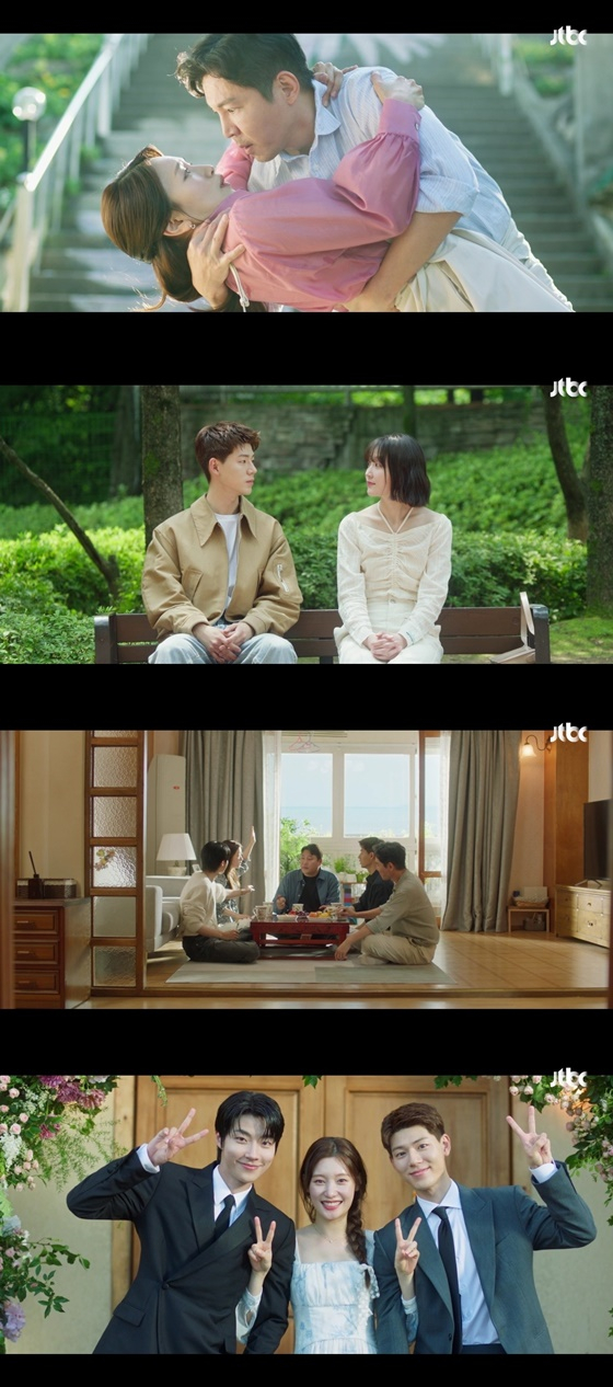 정채연♥황인엽, 열애 중 기차역서 공개 키스..꽉 찬 해피엔딩 (조립식 가족) [종합]