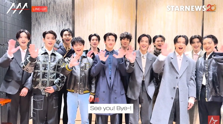 '베몬 치키타 오빠 有' 태국 그룹 BUS because of you i shine "'AAA 2024' 함께해 영광"