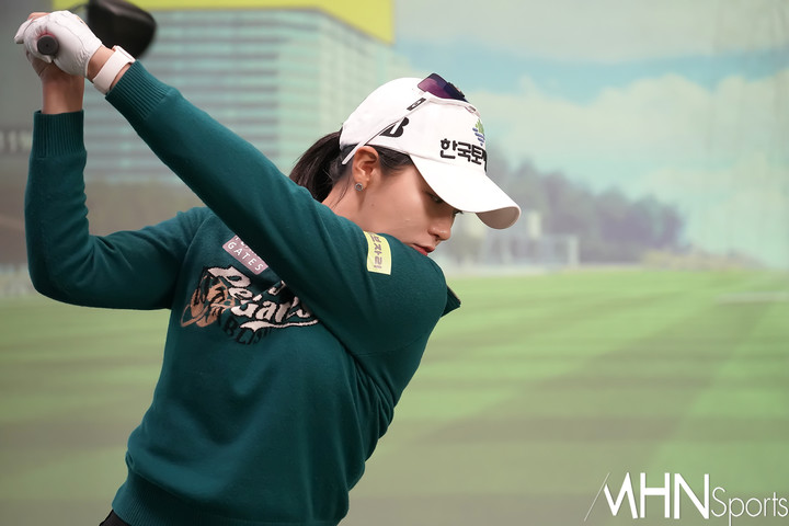 GTOUR 2025 | [mhn포토] 박현경, 절정의 백스윙 톱