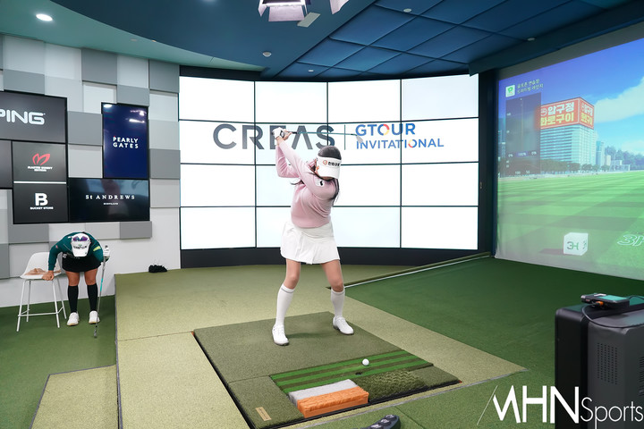 GTOUR 2025 | [mhn포토] 박혜준, 연습만이 우승이다