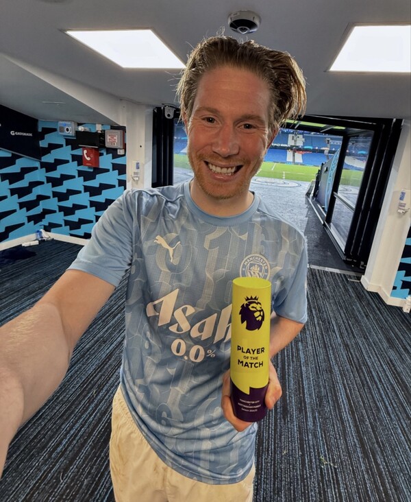 이렇게 해맑은 KDB는 오랜만, 1G 1AS 맹활약→펩과 불화설까지 ‘완전 종식’