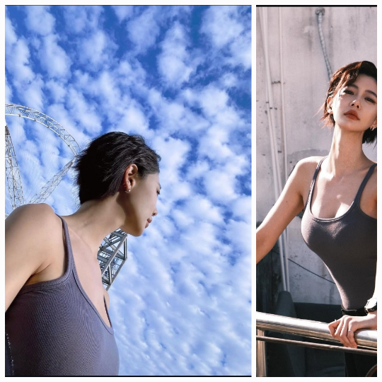 “단발병 유발자” 클라라, 167cm 48kg 가슴으로 하늘을 품다