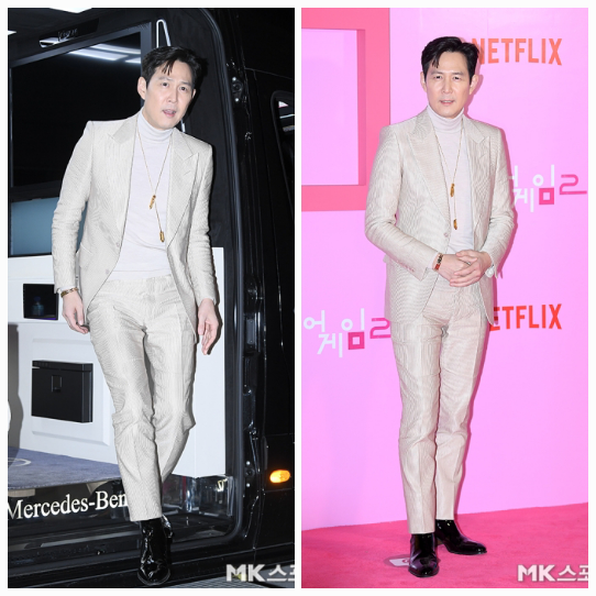 180cm 70kg 핑크카펫 주인공, 이정재였다? 또 한번 오겜2 신화