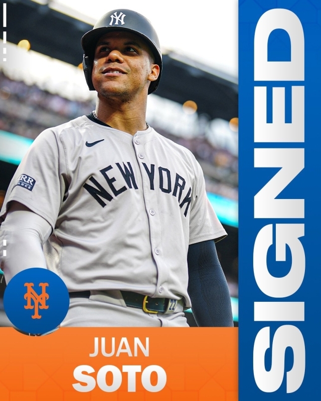 “메츠, 우리가 생각하는 수준을 넘었다” 양키스 단장, 소토 영입전 패배 인정…연장계약도 실패 ‘굴욕’