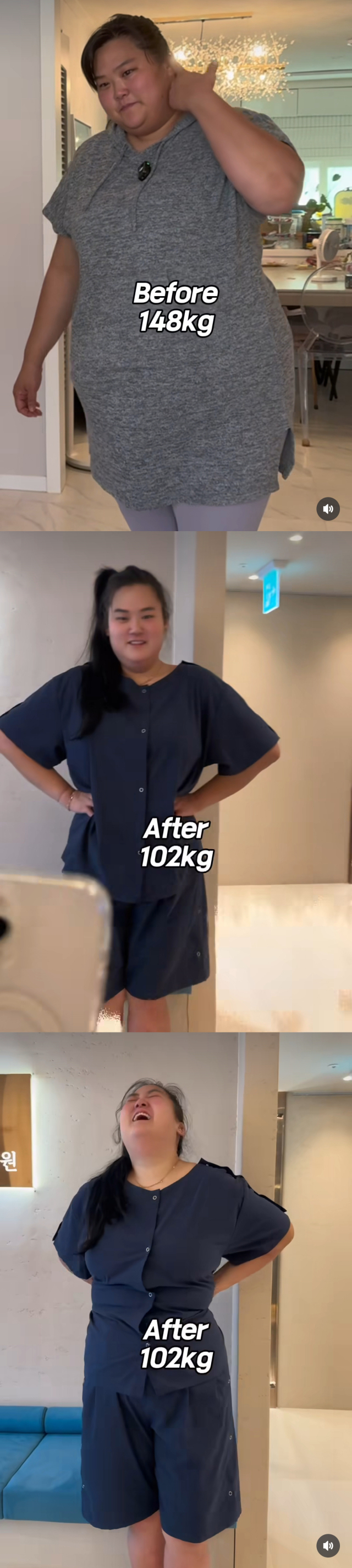 '148kg→-46kg' 미나 시누이, 감탄만 나오는 다이어트 전후 '공개'