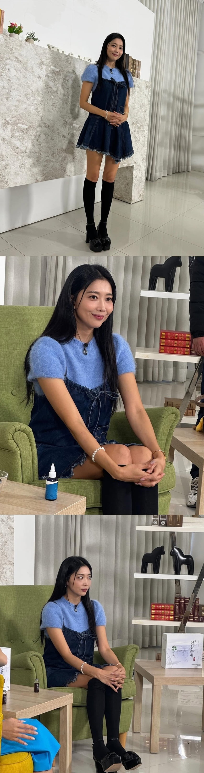 '169cm 53kg' 오윤아, ♥패션업계 부사장과 연애 끝나니…또 비현실적 비율 자랑