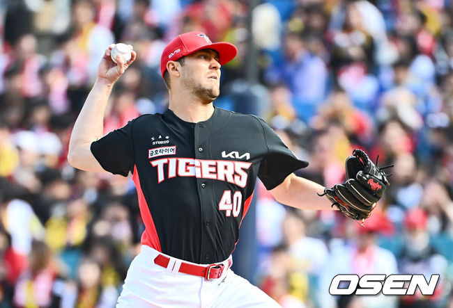 ‘ML 선발 23G’ KIA, 155km 파이어볼러 데려왔다…내년에는 이닝이터 볼 수 있을까